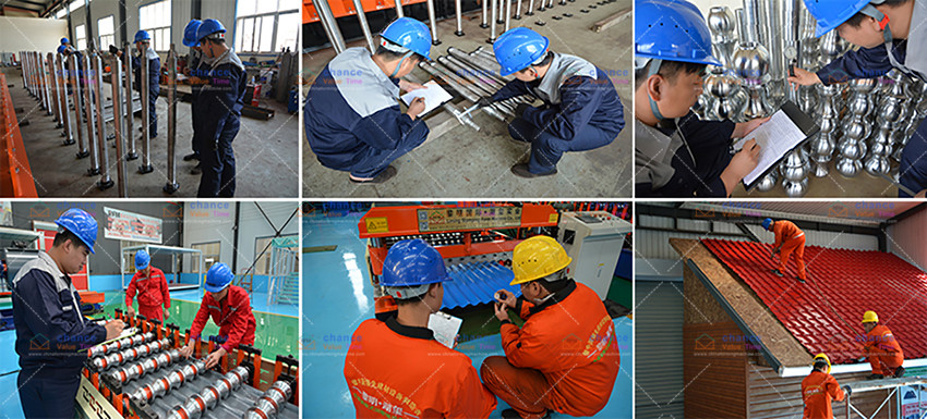 High-end double-layer tile press - Roll Forming Machine | Roll Forming ...